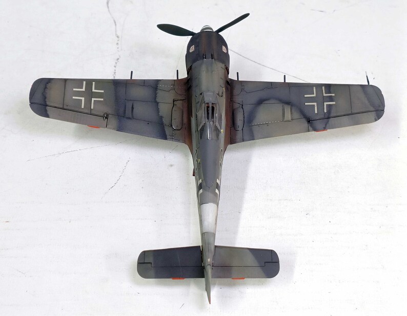 FW 190 1/48 Scale Model Built Painted Gebaut Epoxy Diorama - Etsy
