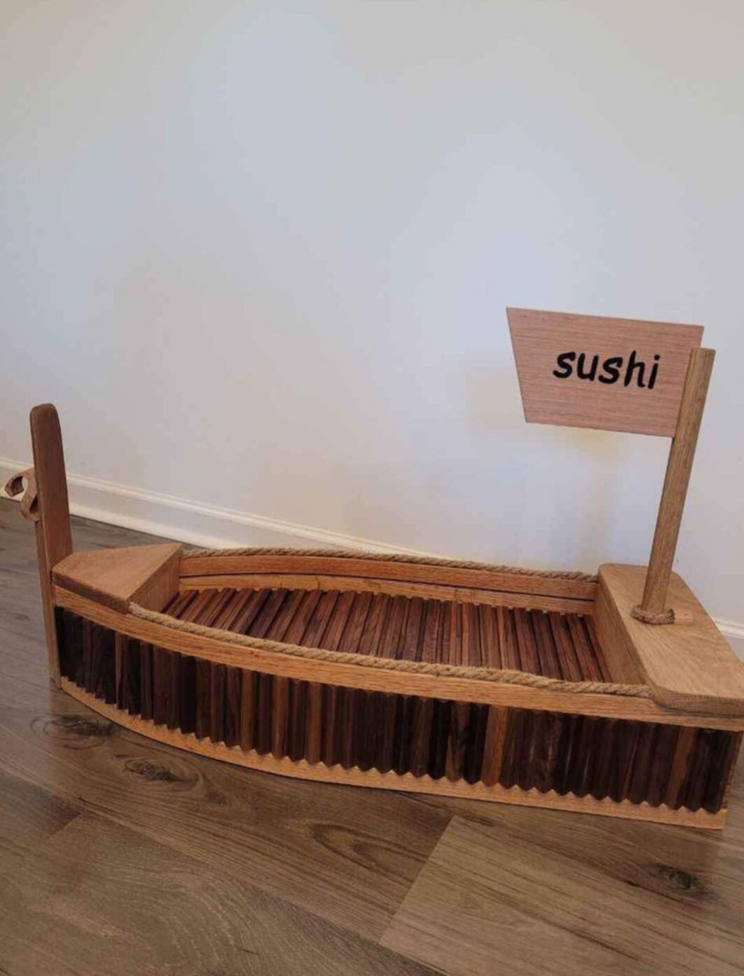 Wooden Serving Sushi Boat/ Serving Tray/ Sushi Tray - Etsy