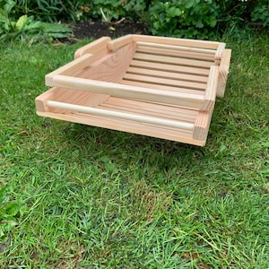 Wooden Garden Trug With Fold Down Handle - Can Be Personalised - Etsy UK