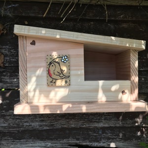 Robin and Wren Open Front Nesting Box Bird House - Etsy UK