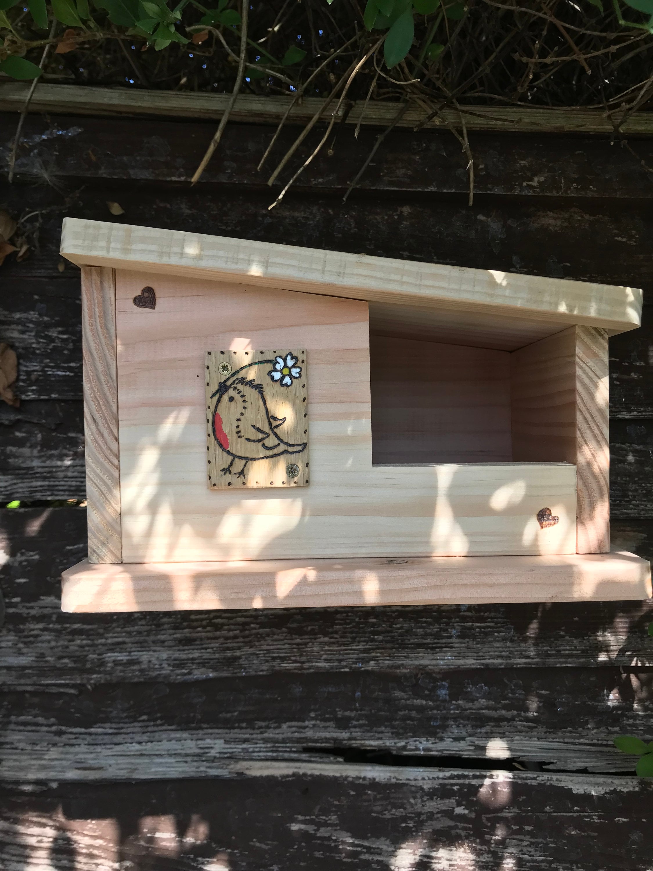 Robin and Wren Open Front Nesting Box Bird House - Etsy UK