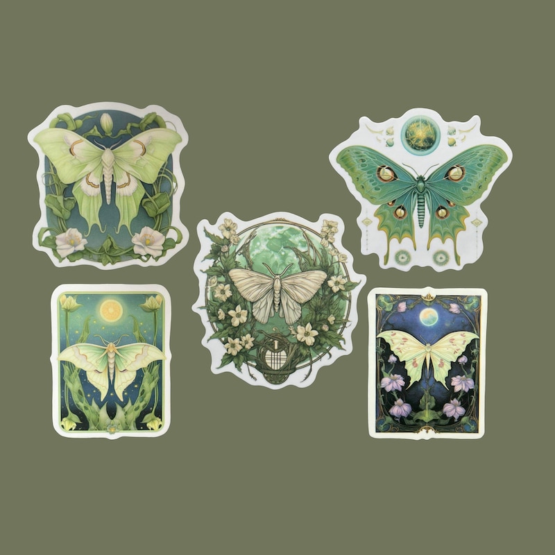 Moth Laptop Sticker - Etsy