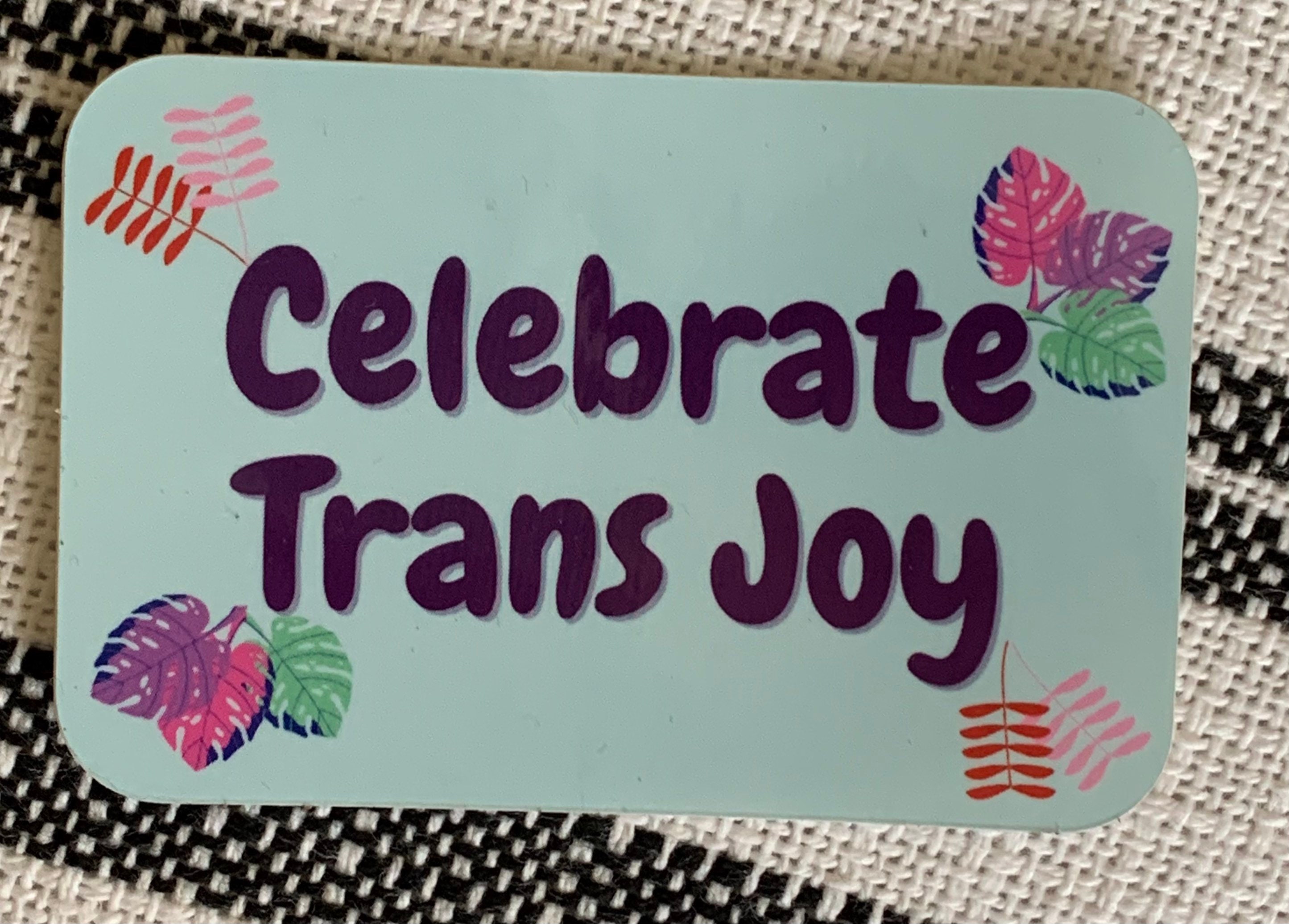 Celebrate Trans Joy Transgender Pride Sticker Transgender - Etsy Ireland