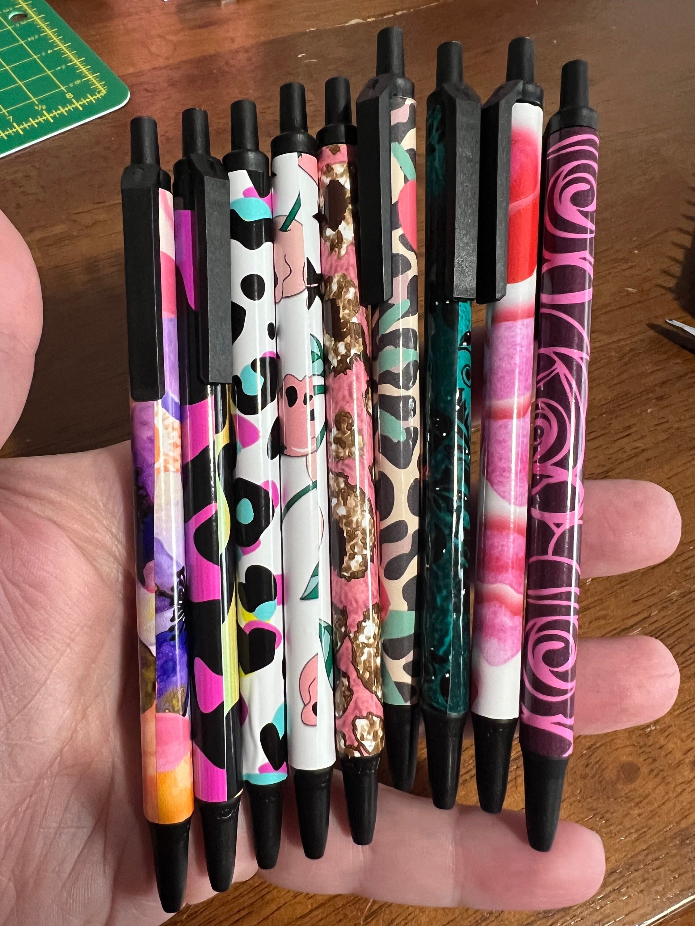 Vinyl Wrapped Pens- 2 Pack - Etsy