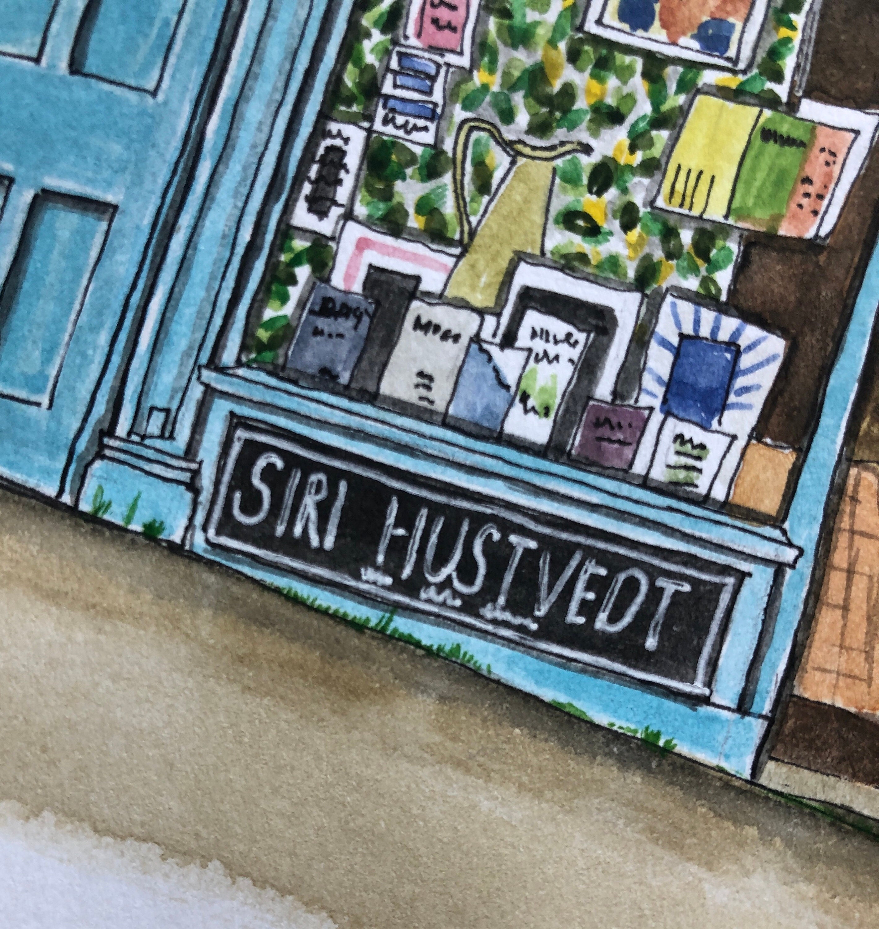 Print of Toppings and Company Booksellers A Cute and Lovely Baby Blue ...