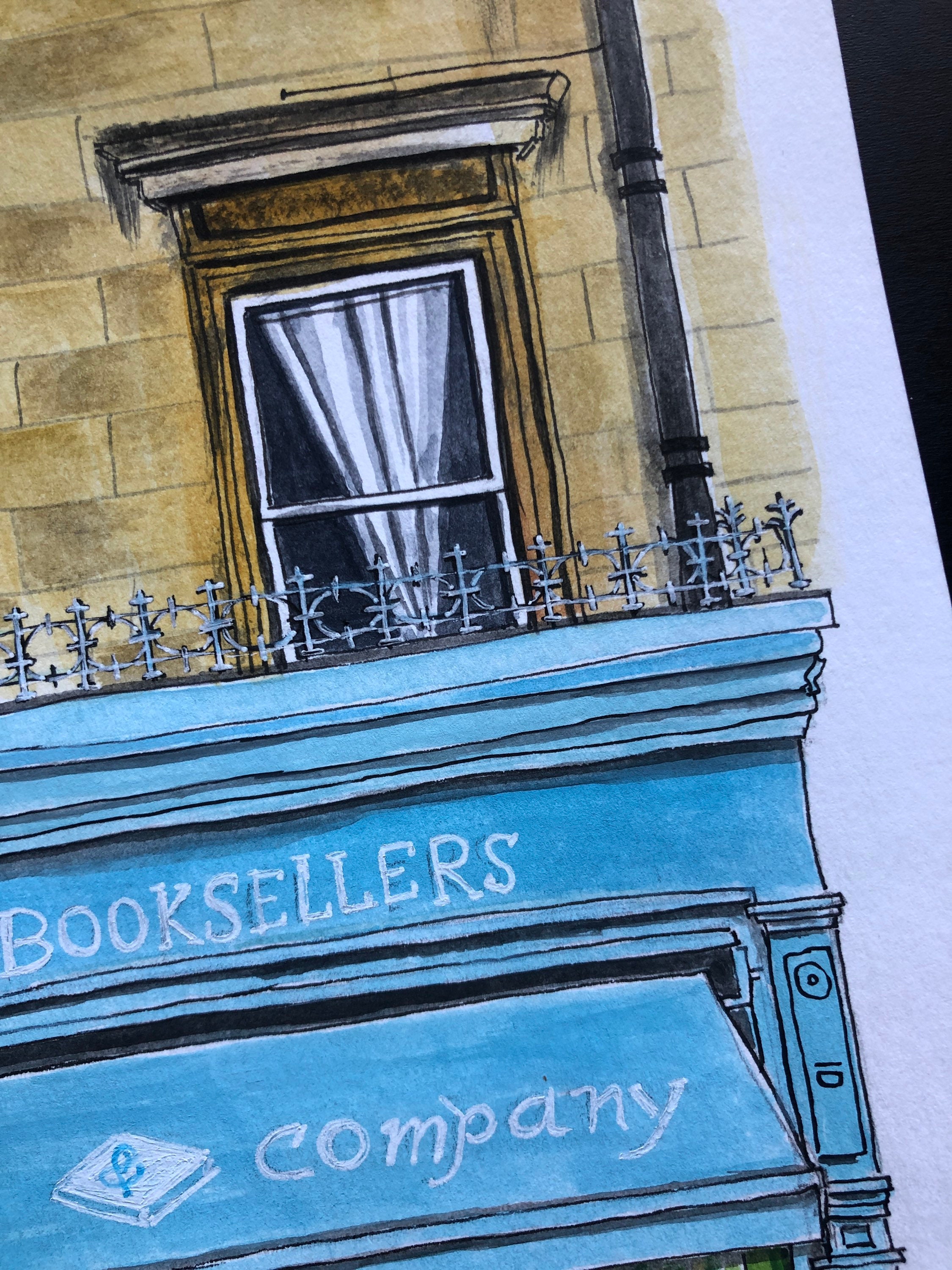 Print of Toppings and Company Booksellers A Cute and Lovely Baby Blue ...