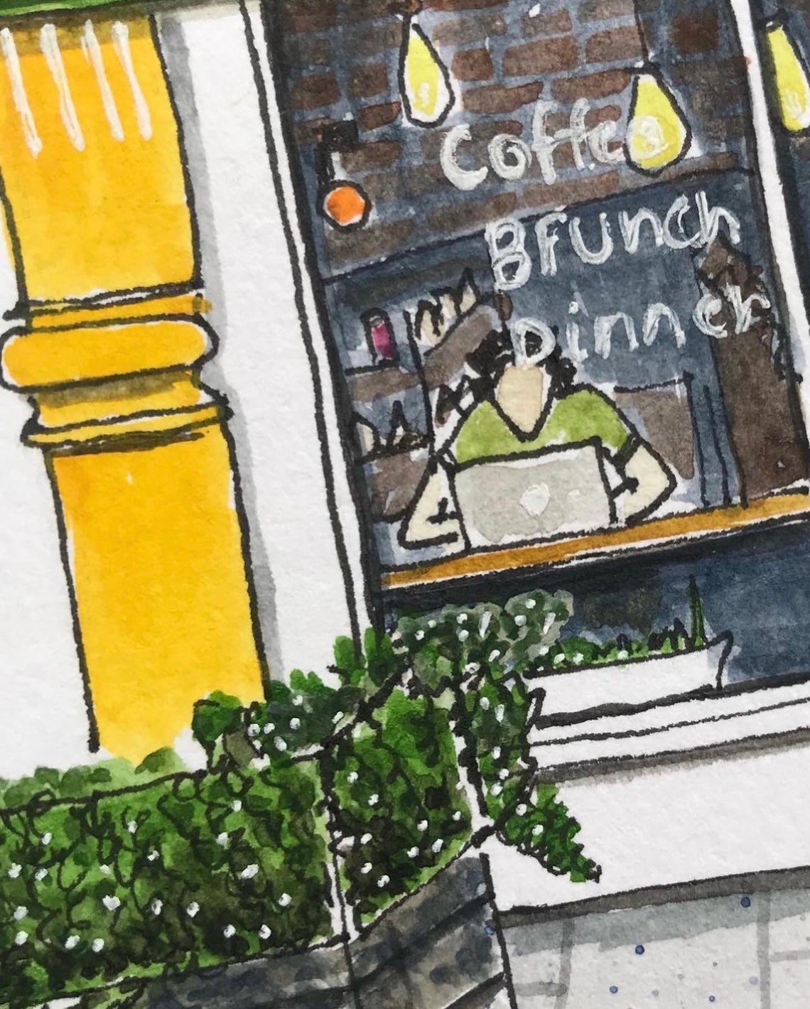 Print of Archies A Cafe in the Heart of London - Etsy