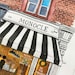 Monocle Café London Watercolor Print – Black & White Awning Art - Etsy