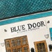 Blue Door Kitchen & Garden – Chicago Restaurant Art Print, Hand-painted ...