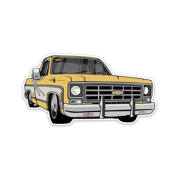 Chevy Squarebody Sticker - Etsy
