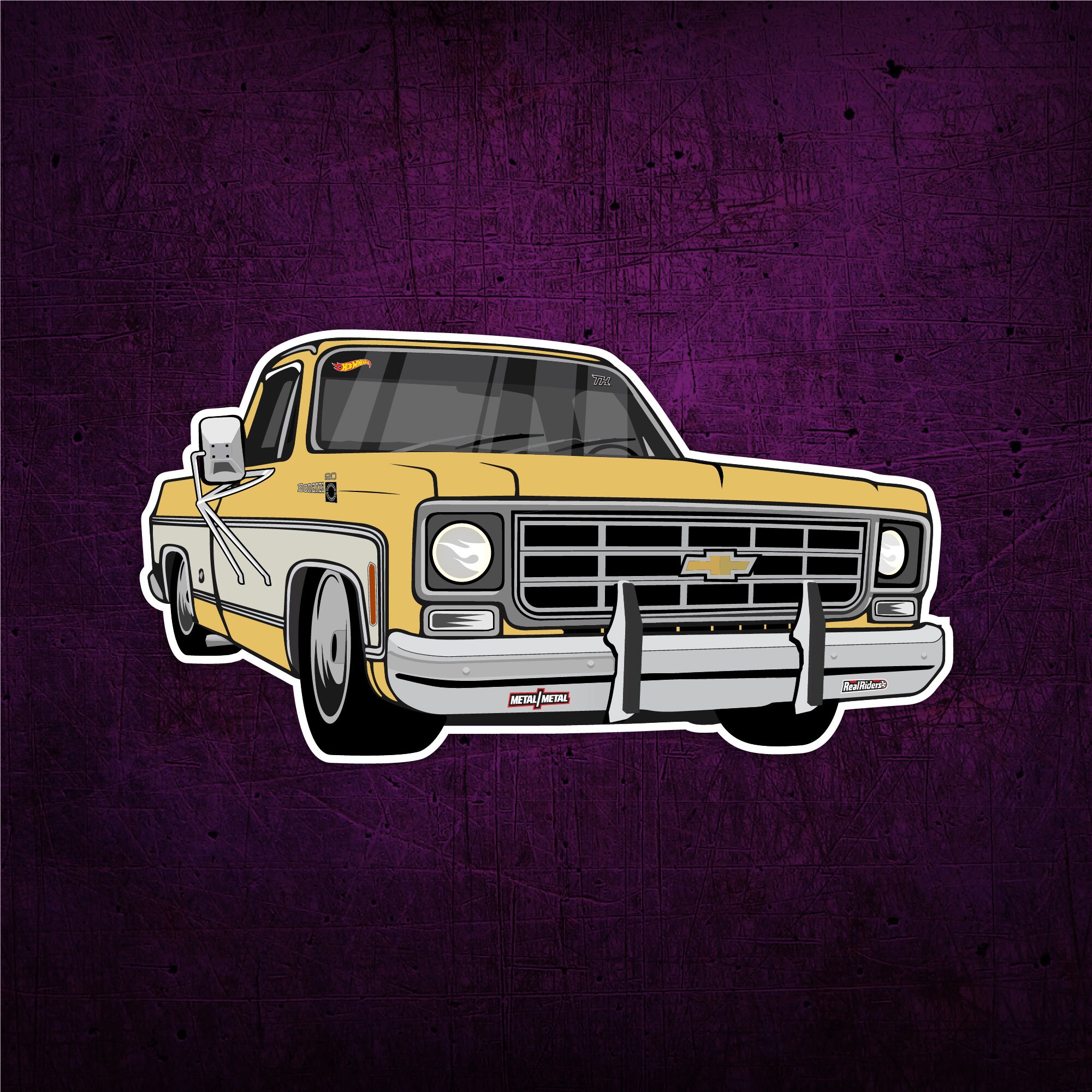 Squarebody Sticker - Etsy