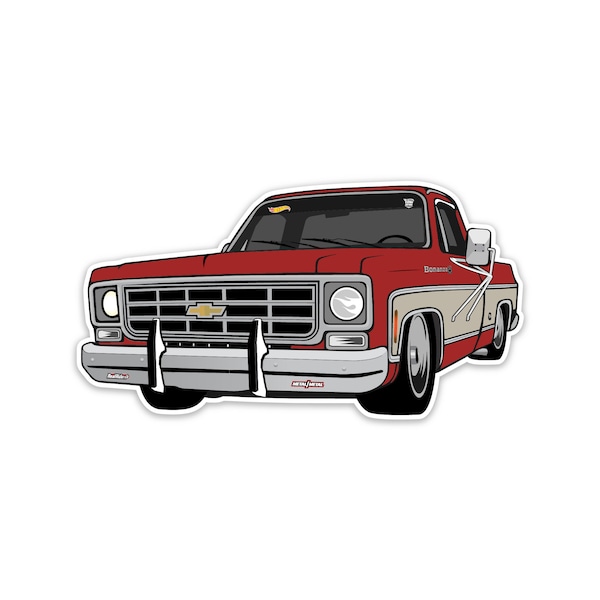 Chevy Squarebody Sticker - Etsy