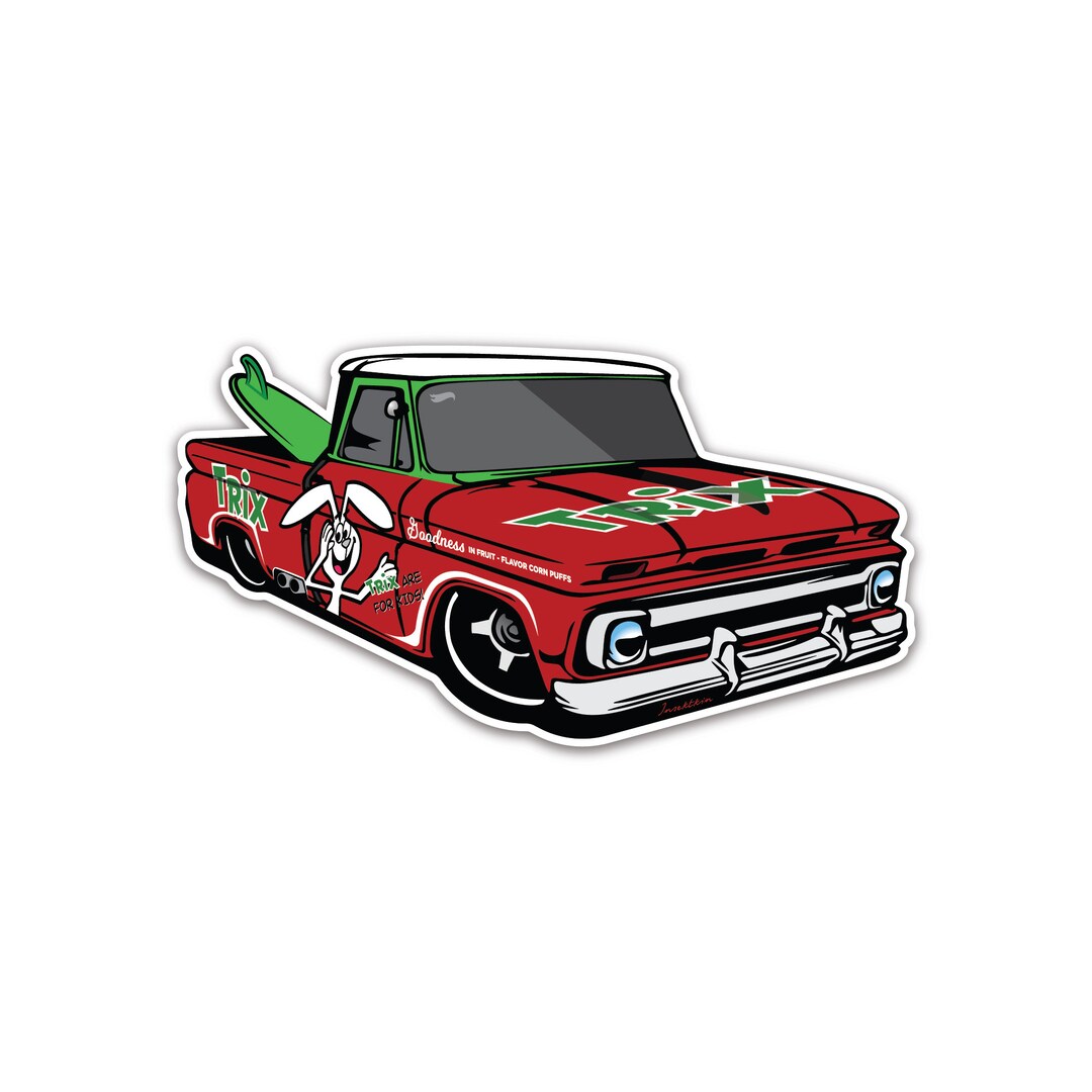 HW Chevy '62 Trix Sticker - Etsy