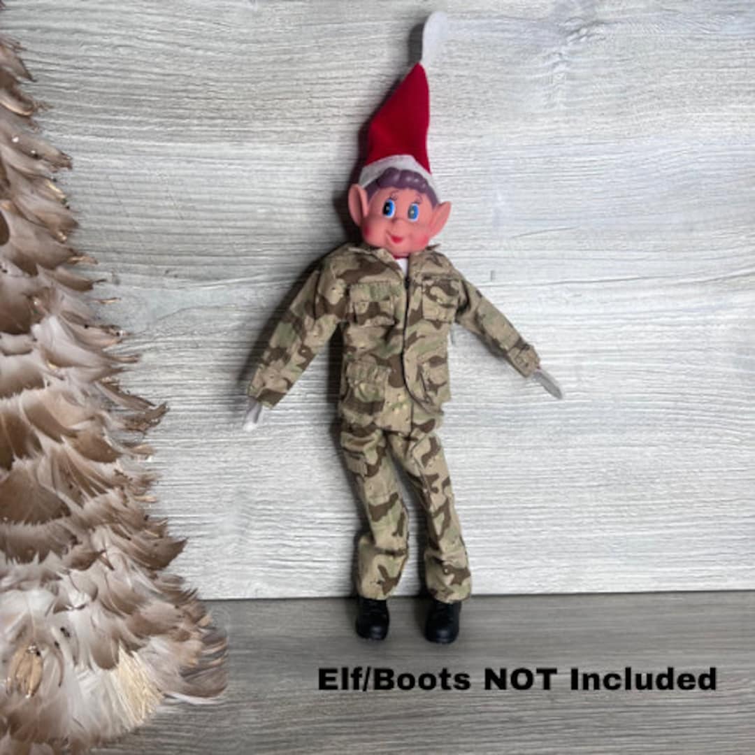 LAST ONE Camouflage Outfit for Your 11-12 Elf - Etsy