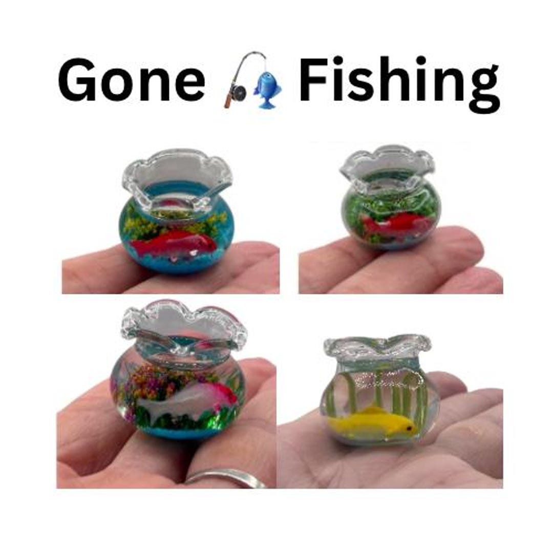Gone Fishing, My Pet Fish, Miniature Fish Tank, Mini Fish Tank for ...