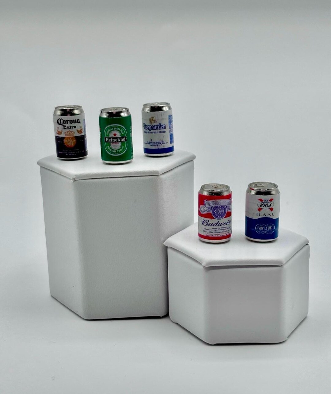 Miniature Set of 5 Beer Cans, 1/6 Mini Size Drinks, Diorama Props, Mini ...