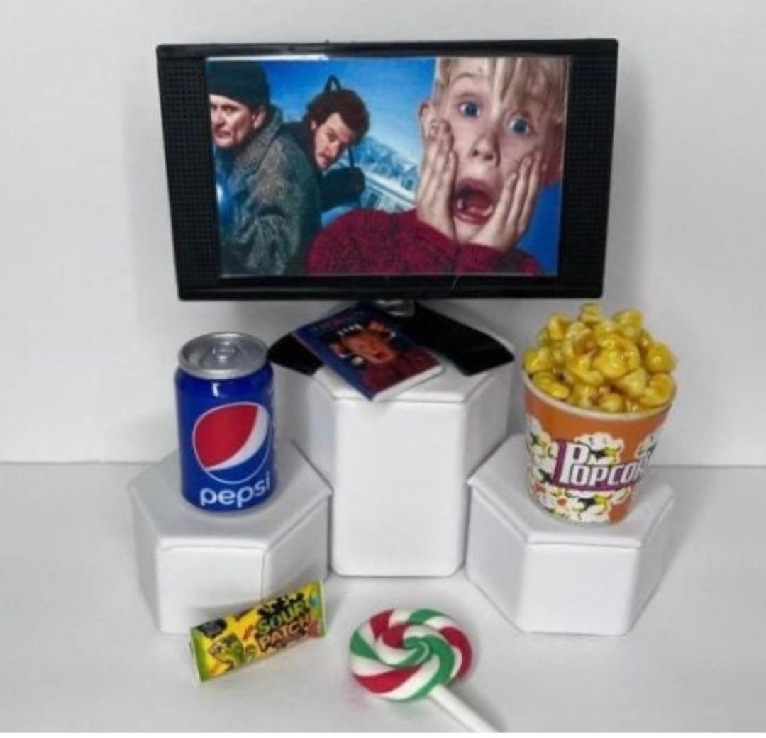 ELP PROPS Movie Night Set, Mini Movie Night, Elf Scene, Elf Movies ...