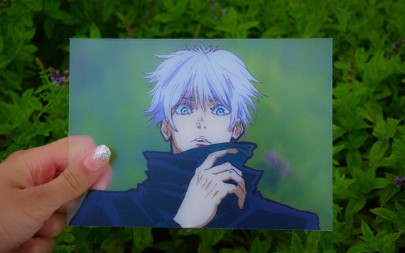 Gojo Satoru Anime Glass acrylic Sheet Painting - Etsy