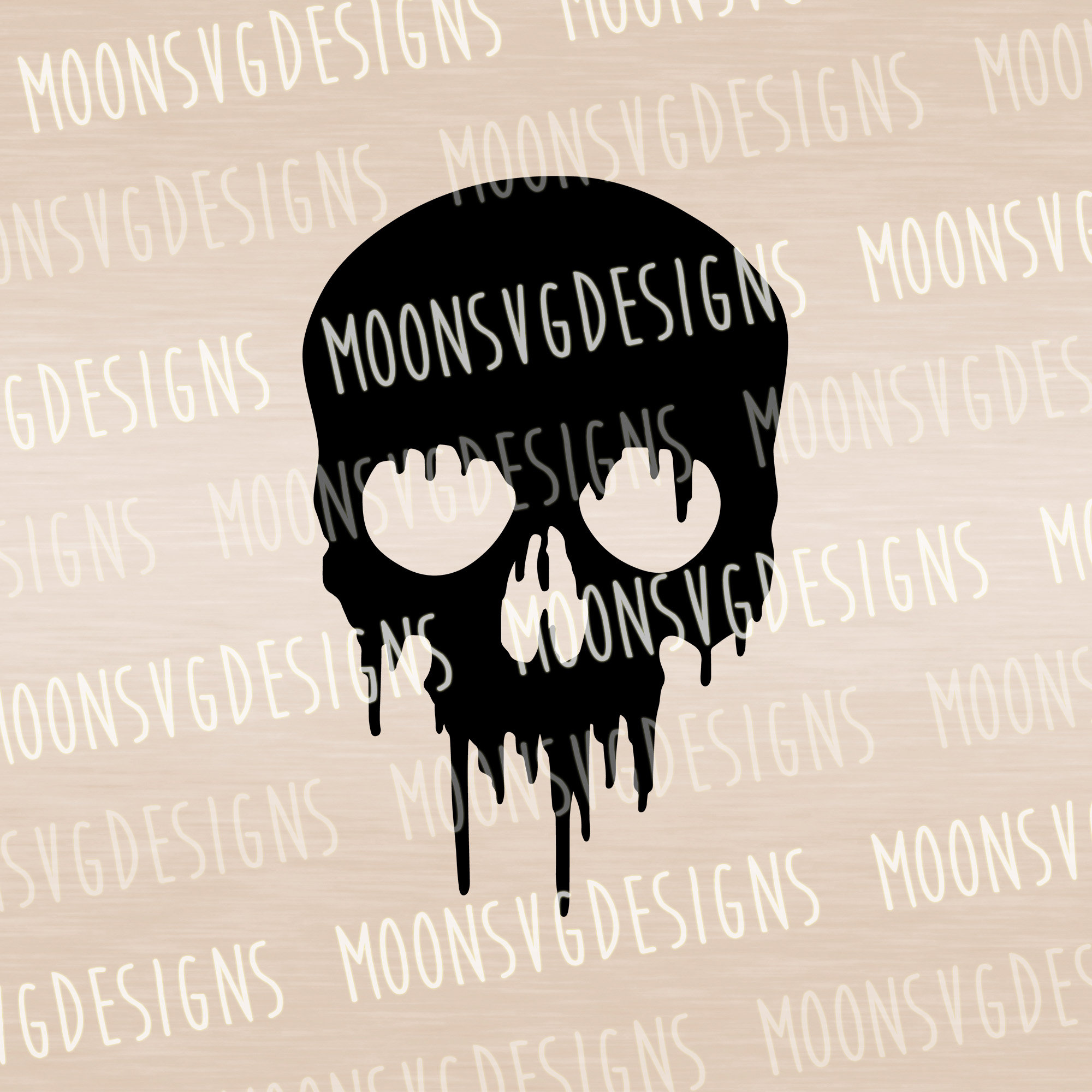 Dripping Skeleton SVG Melting Skull SVG Iron on Svg Cut - Etsy