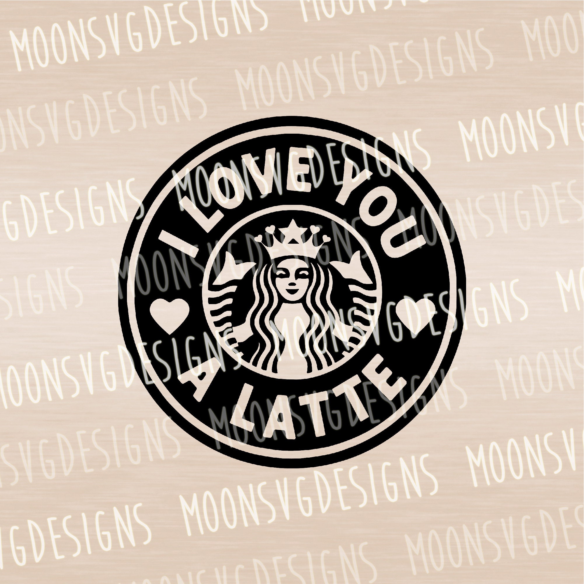 I Love You a Latte SVG, Happy Valentine's Day SVG, Iron on File, Cut ...