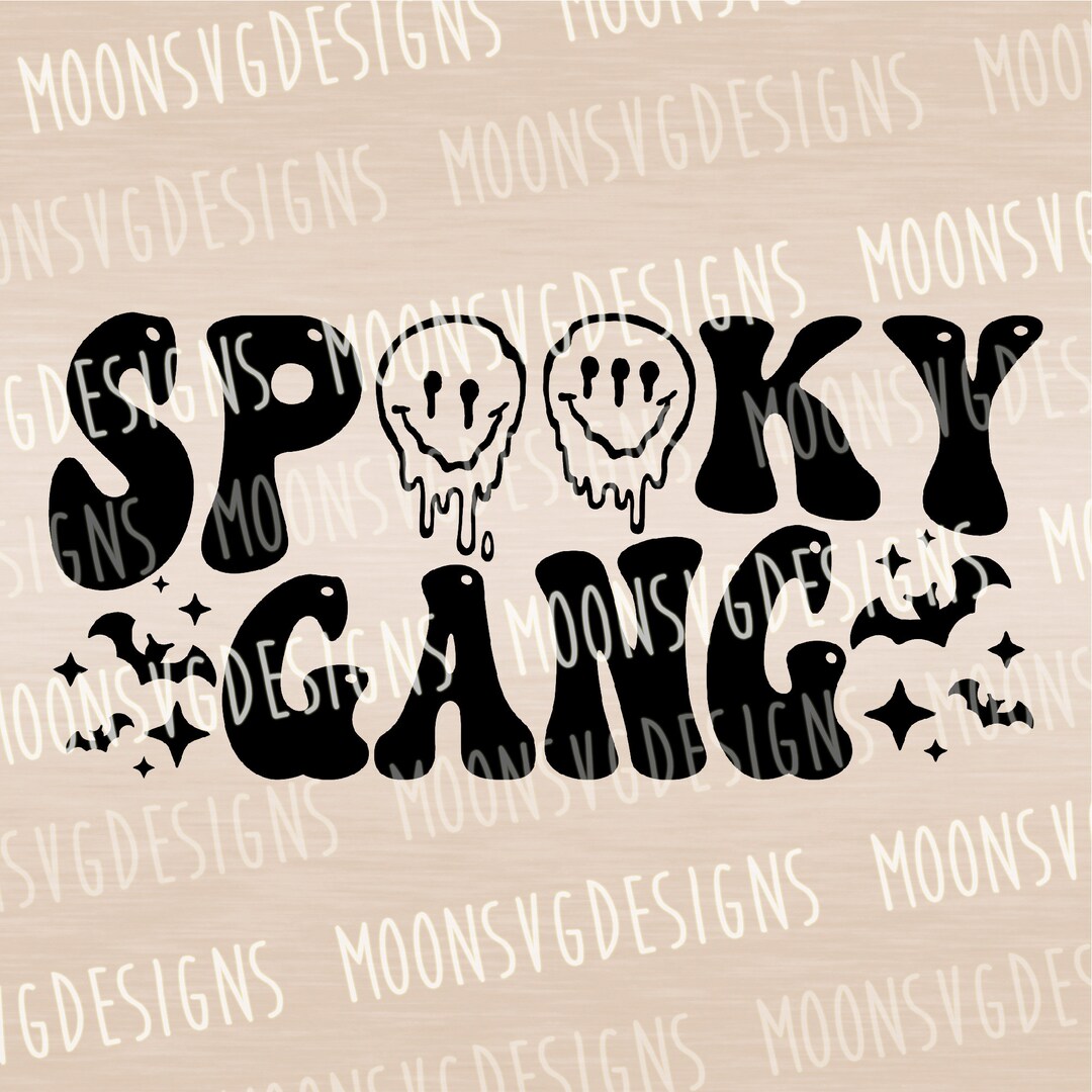 Spooky Gang SVG, Halloween SVG, Iron on File, Cut File for Personal and ...