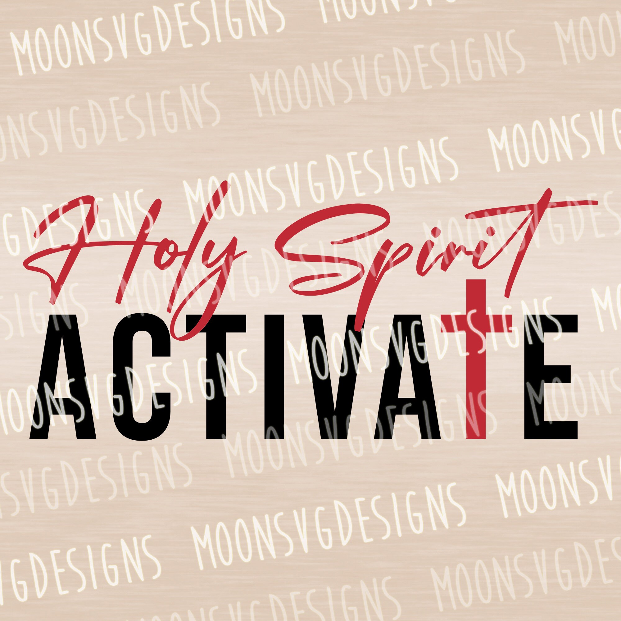 Holy Spirit Activate SVG Christmas SVG Santa SVG Iron on - Etsy