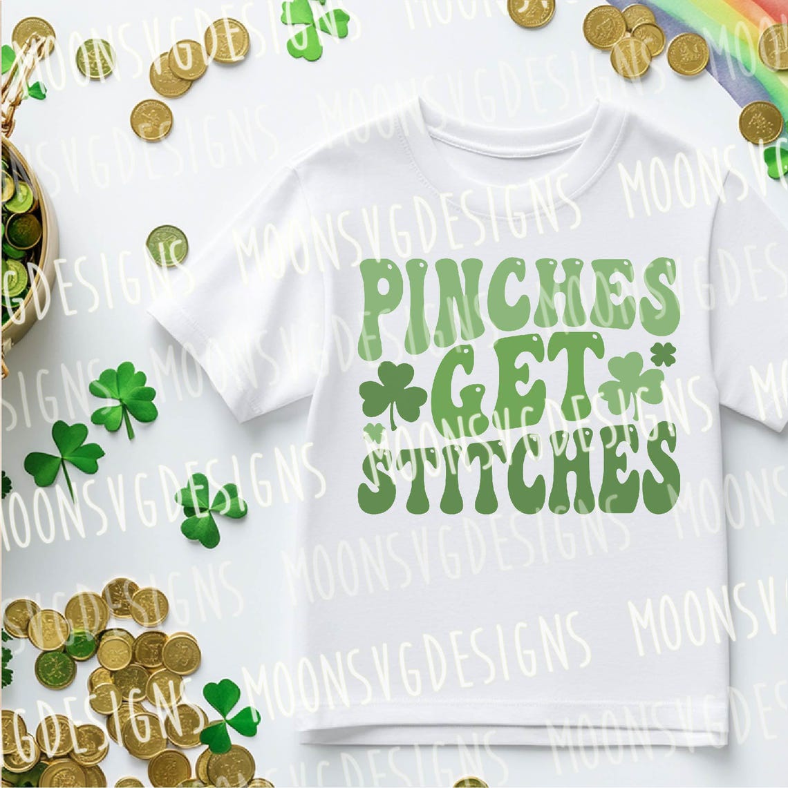 Pinches Get Stitches St. Patrick's Day SVG PNG DXF (digital Download ...