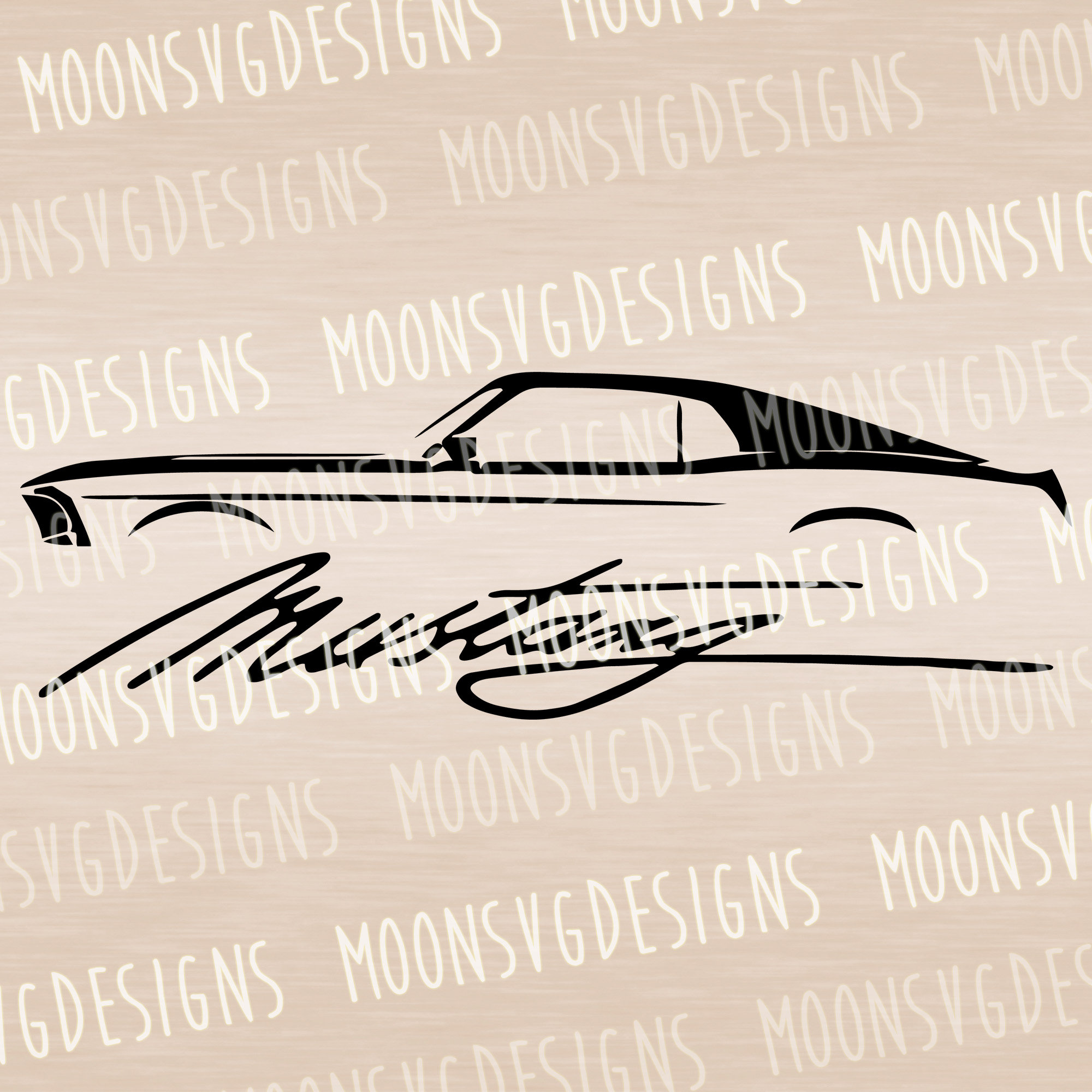 Ford Mustang SVG Car Decal Svg Iron on Svg Cut File for - Etsy