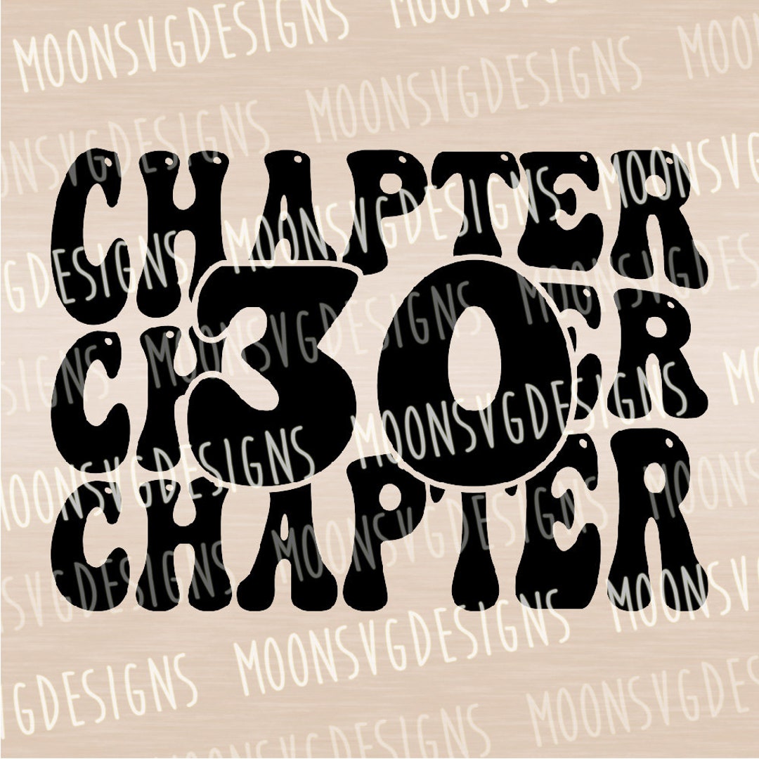 Chapter 30 SVG, 30th Birthday SVG, 30 Birthday Shirt, Iron on File, Cut ...
