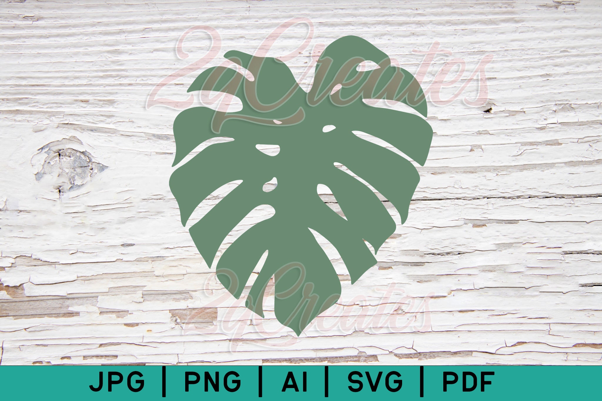 Monstera SVG Silhouette Cut File | Monstera Leaf SVG | Plant Leaf SVG ...