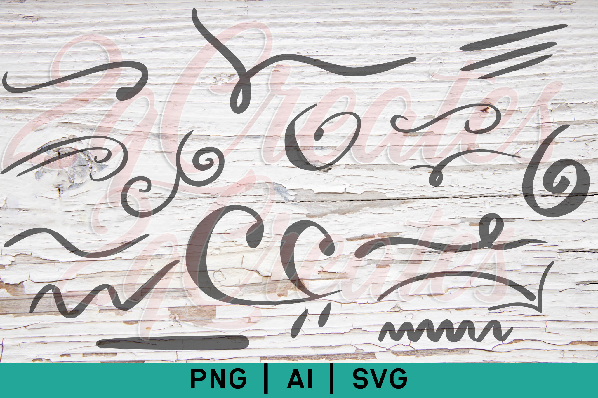 Swirl Svg Squiggly Line SVG Swoosh SVG Swish Svg Line Divider SVG ...