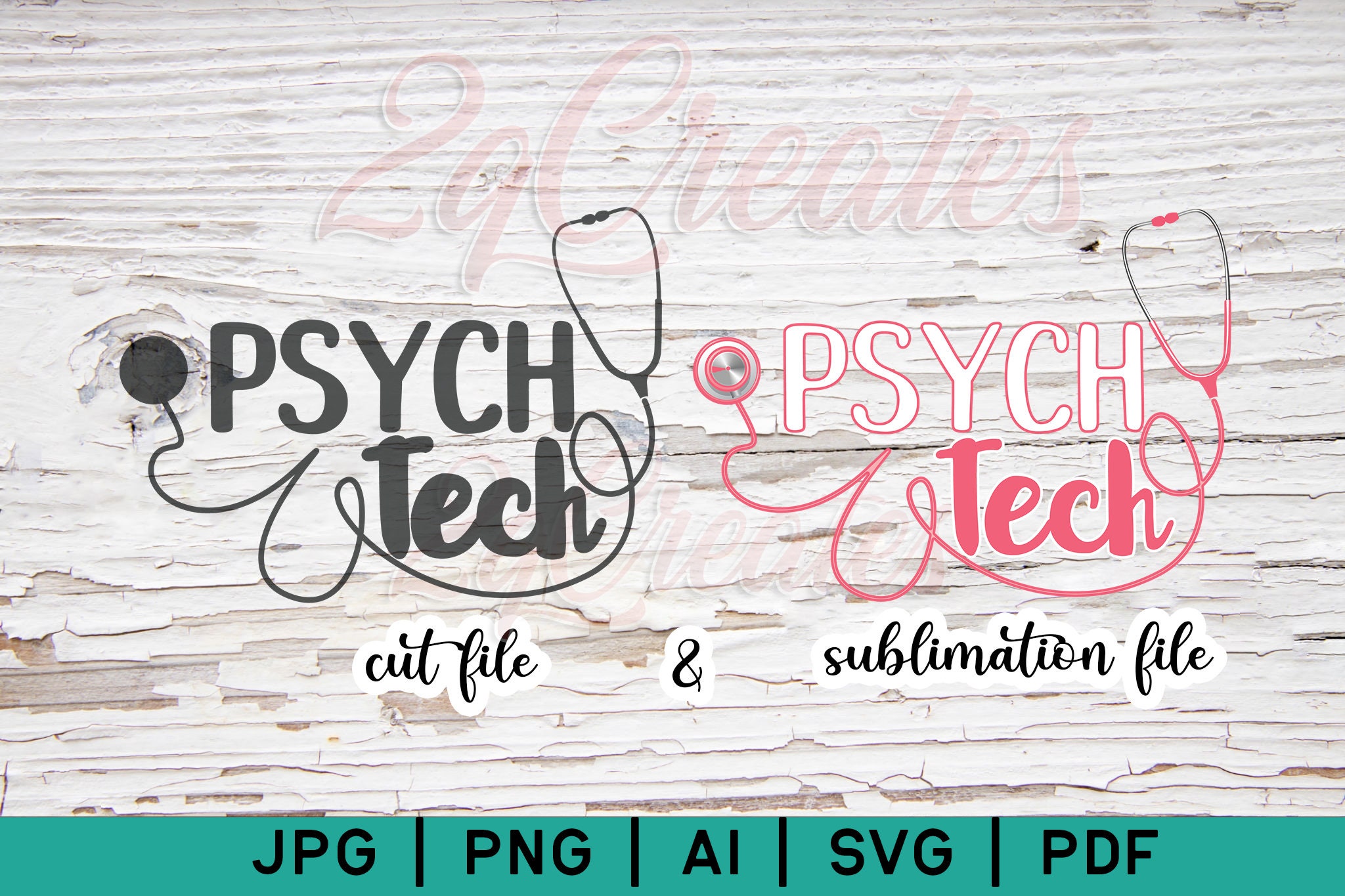 Psychiatric Technician SVG Cut File Psych Tech Sublimation - Etsy