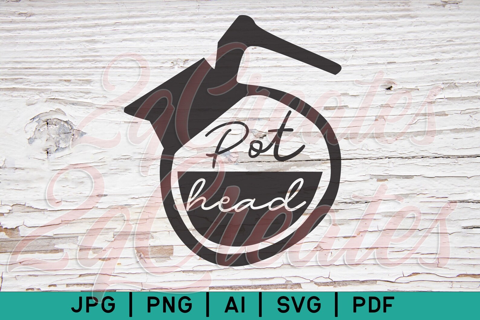 Coffee Pot Head SVG Silhouette Cut File Coffee Addict - Etsy