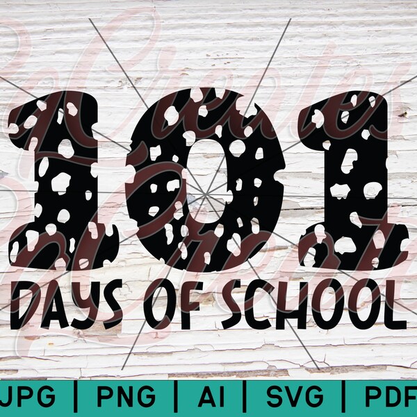 101 Days of School Svg - Etsy