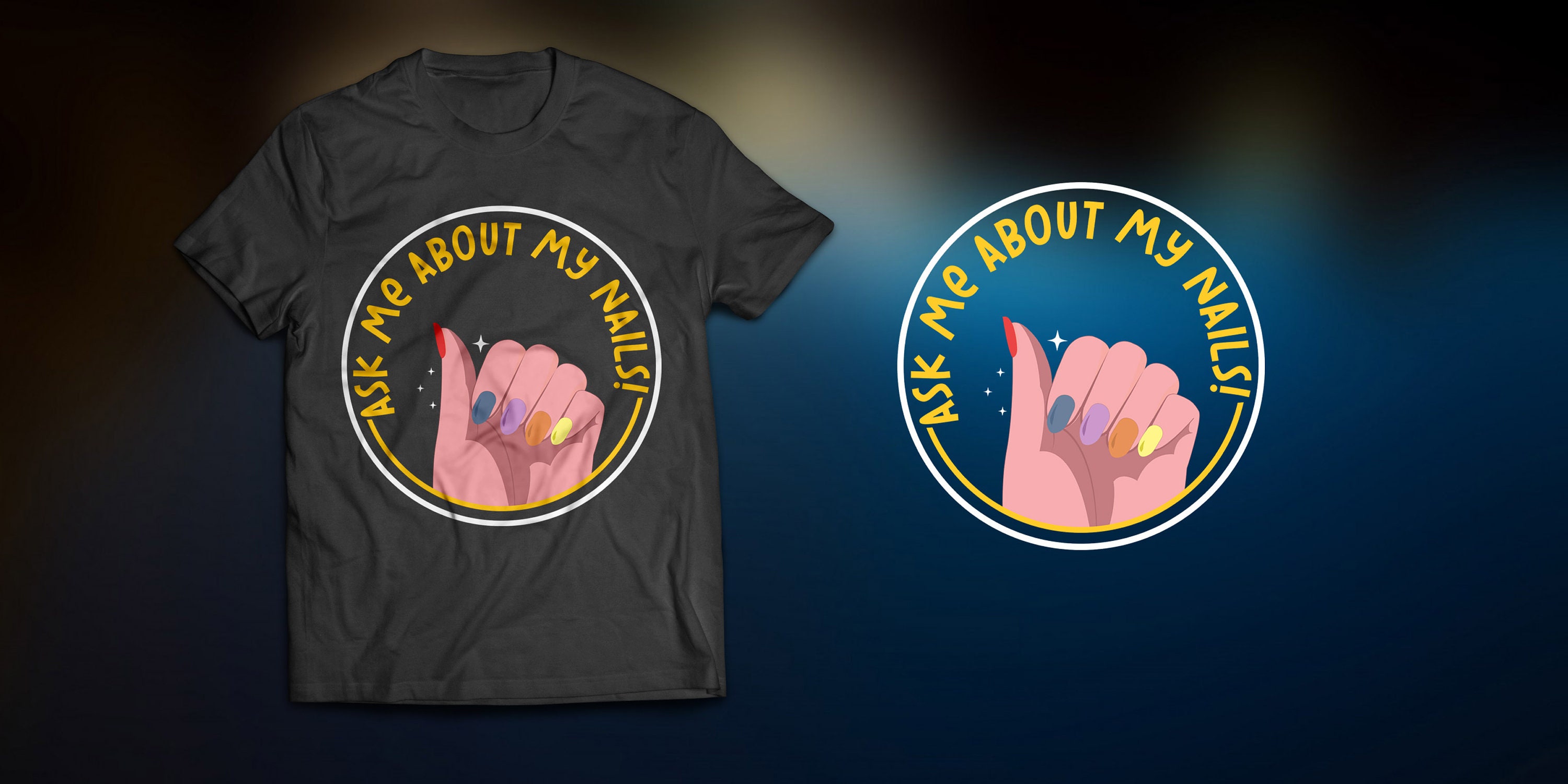 Ask Me About My Nails SVG Color Street SVG Silhouette Cut File Color ...