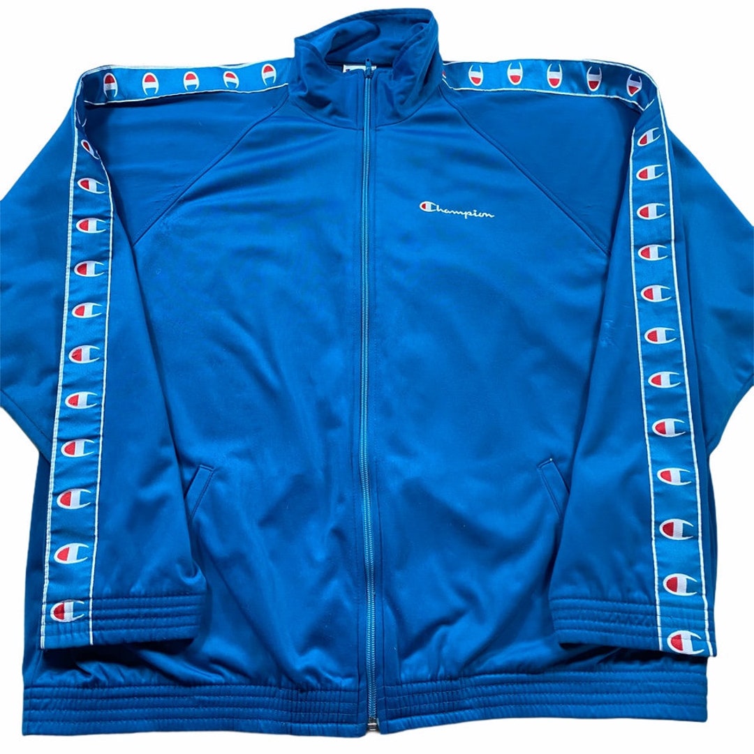 Champion Tapered Sleeve Zip up Track Jacket - Etsy