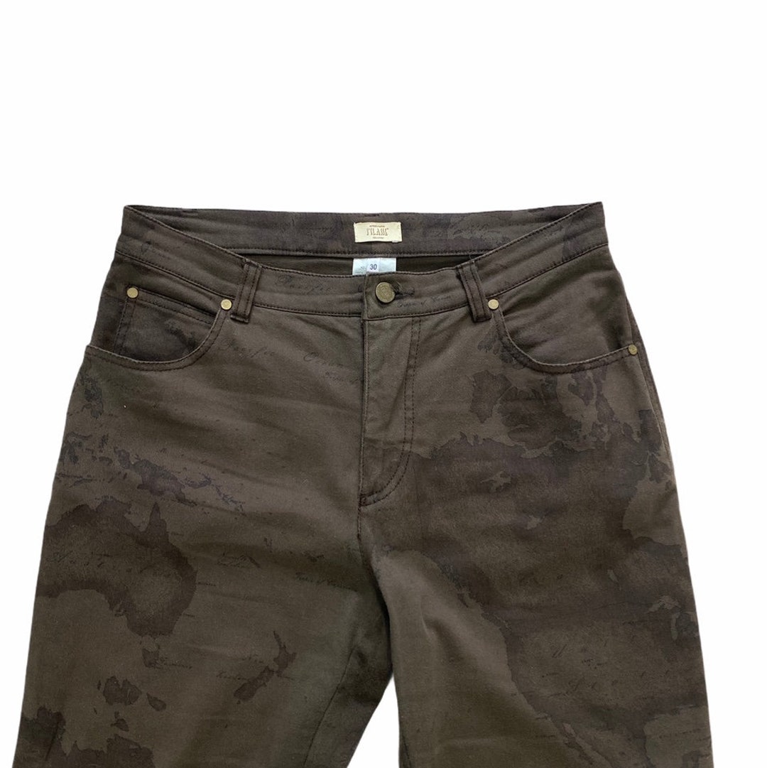 Vintage Alviero Martini Illasse World Map Jeans Rare Brown - Etsy Canada