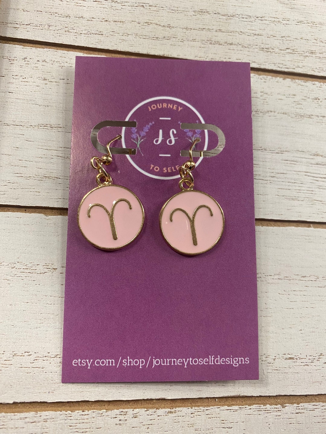 Aries Earrings, Zodiac Earrings - Etsy