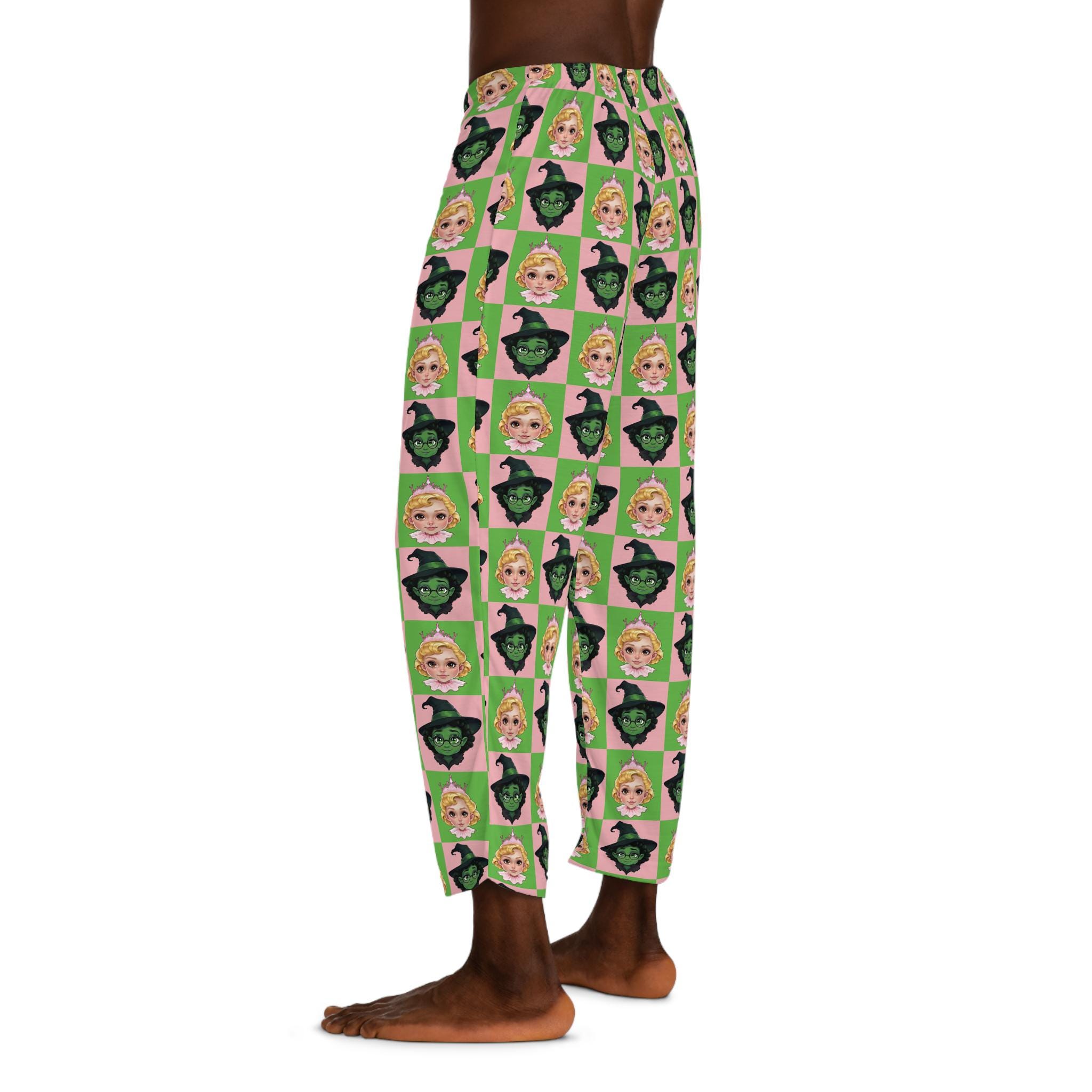 Chibi Men's Pajama Pants, Wicked Fan Art Loungewear, Anime Sleepwear ...
