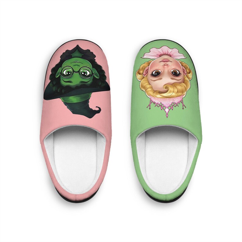 Slippers, Wicked Elphaba Glinda Theme, Wizard of Oz Inspired Cozy House ...