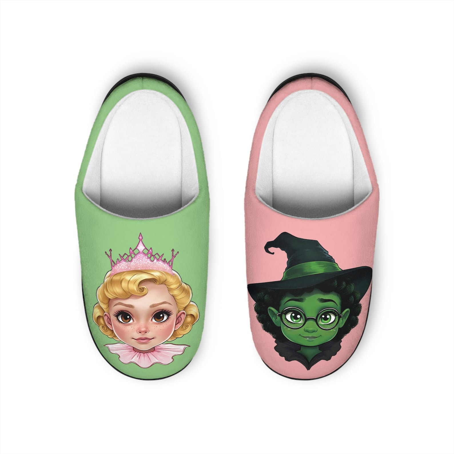 Slippers, Wicked Elphaba Glinda Theme, Wizard of Oz Inspired Cozy House ...