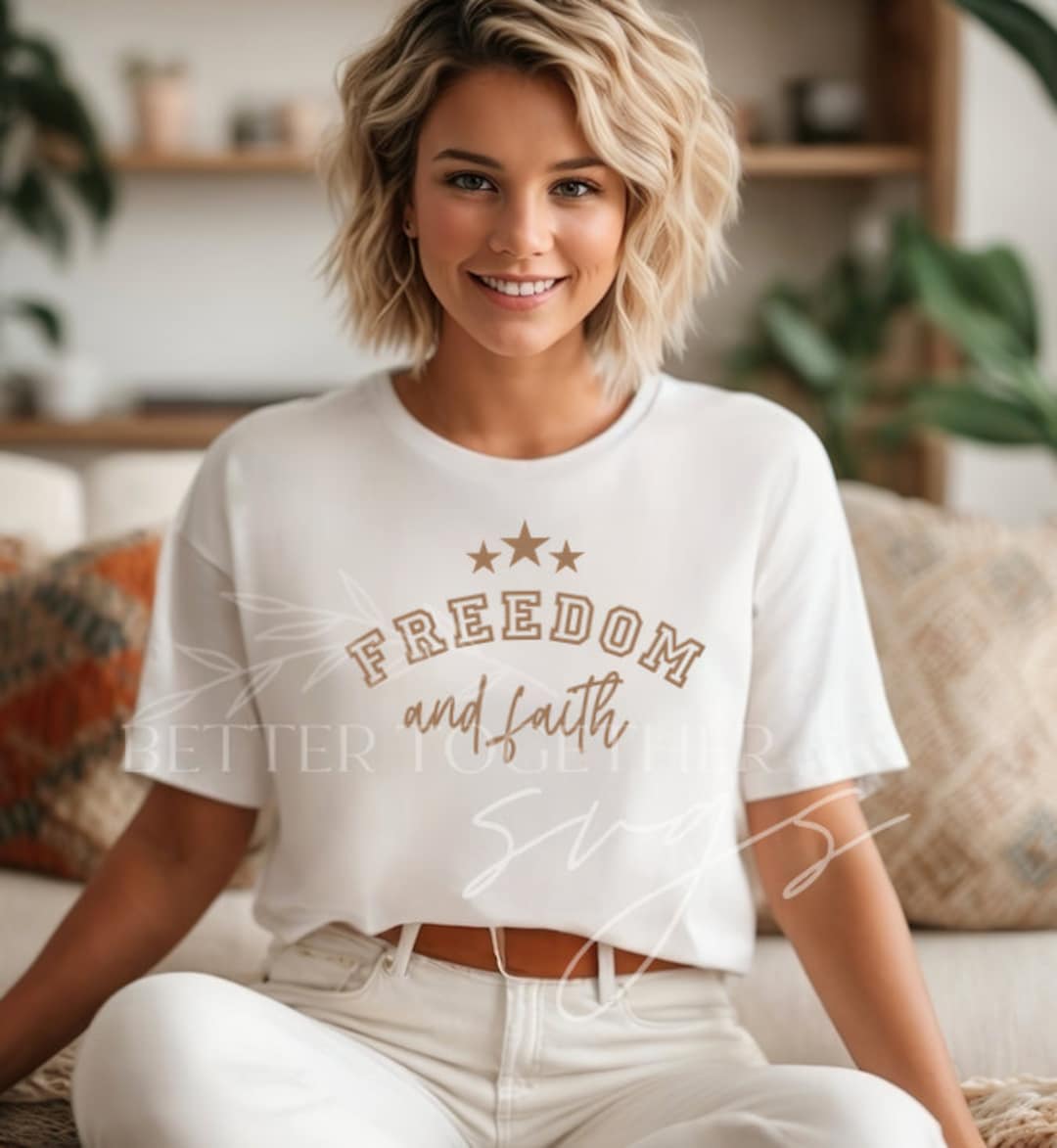 Freedom and Faith SVG | Fourth of July SVG | Christian SVG | Faith Svg ...