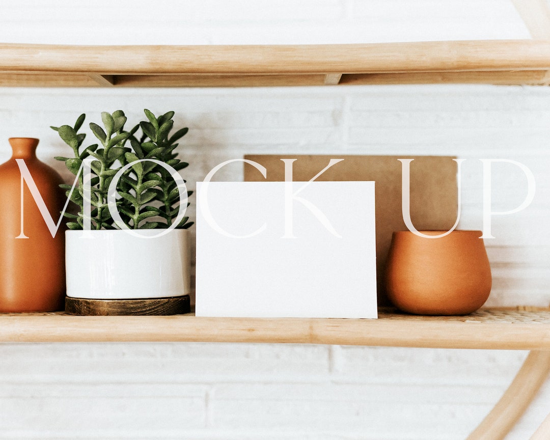 BOHO CARDSTOCK MOCKUP | Stationery Mockup, Mock Up, Card Mockup, Boho ...