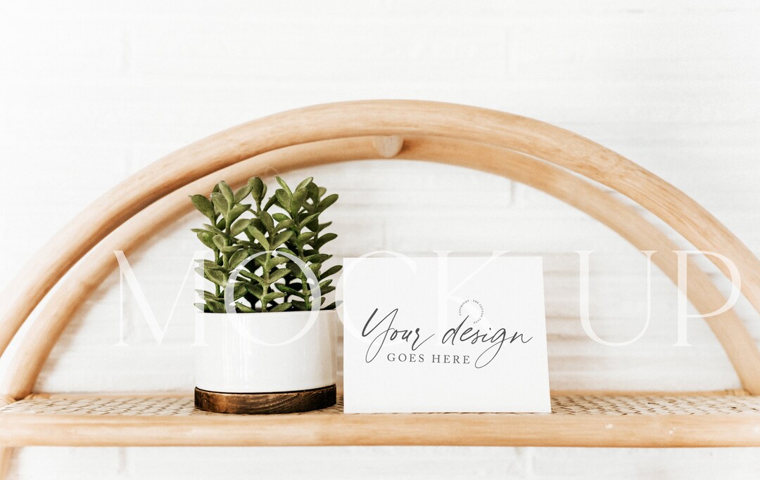 BOHO CARDSTOCK MOCKUP | Stationery Mockup, Mock Up, Card Mockup, Boho ...