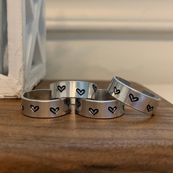 Heart Ring - Etsy
