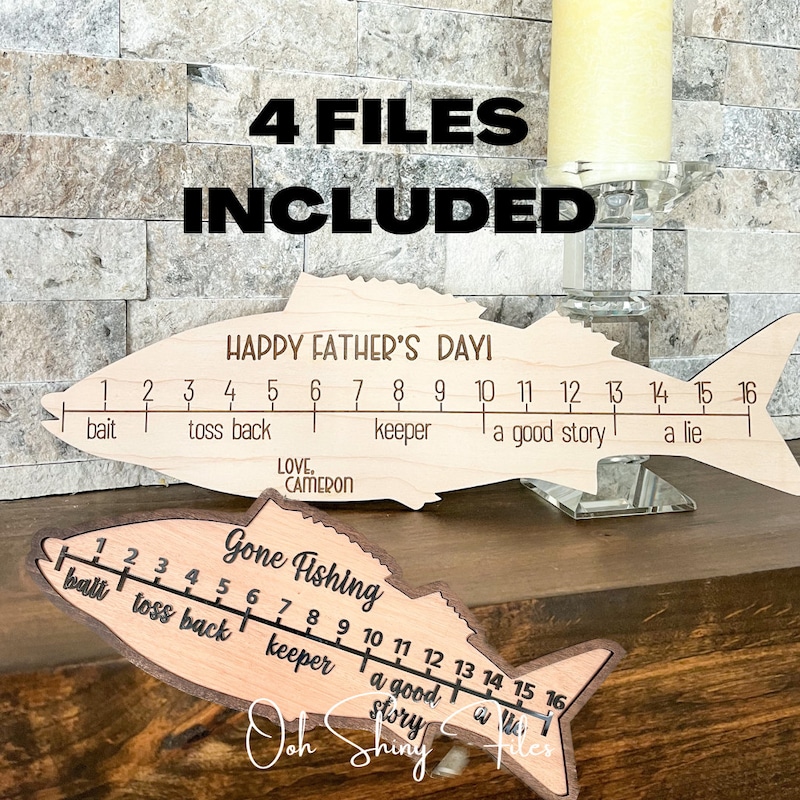 Fish Ruler Svg - Etsy