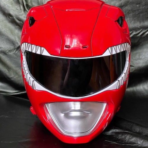 ANIKI RED MMPR Movie 95 Cosplay Helmet - Etsy