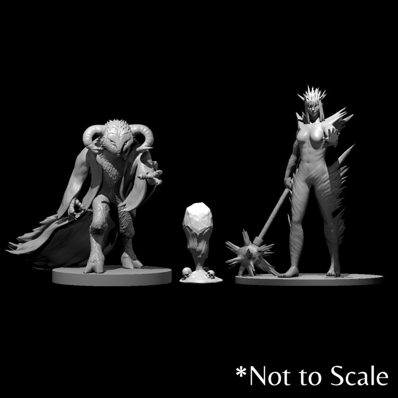 Auril the Frostmaiden All Forms Icewind Dale Miniature Set 28mm ...