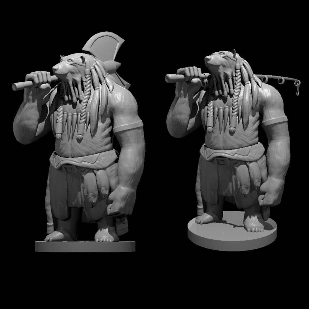 D&D Goliath Werebear Oyaminartok Icewind Dale 28mm Medium Creature ...