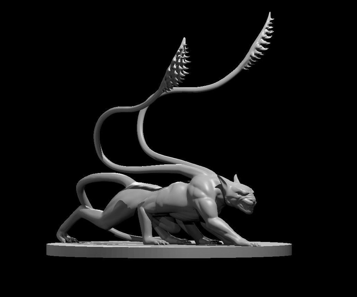 D&D Displacer Beast Miniature 28mm Large Creature Mz4250 Dungeons and ...